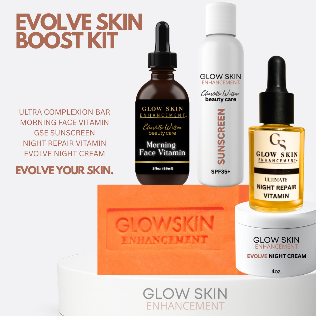 EVOLVE SKIN BOOST KIT– Glow Skin Enhancement