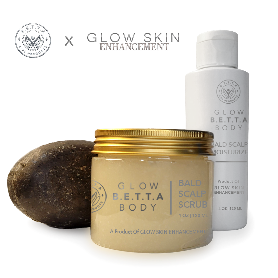 Glow Betta Body Bald Scalp Renewal Kit– Glow Skin Enhancement